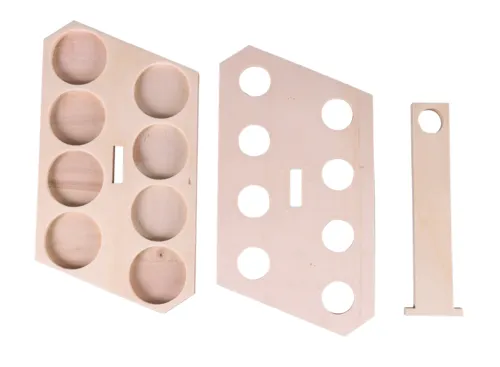 Support en bois pour 6 ou 8 bières Long-Neck - AGRIVITIBAC